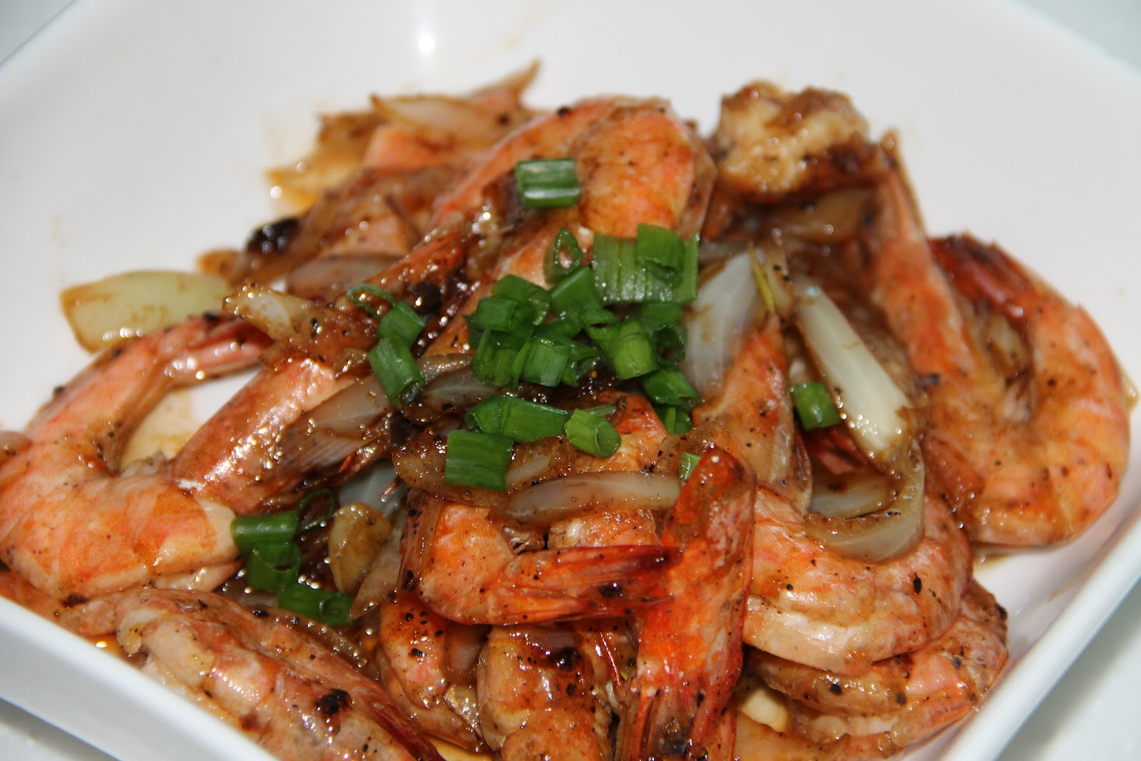 ICookUMakan: Black Pepper Prawns