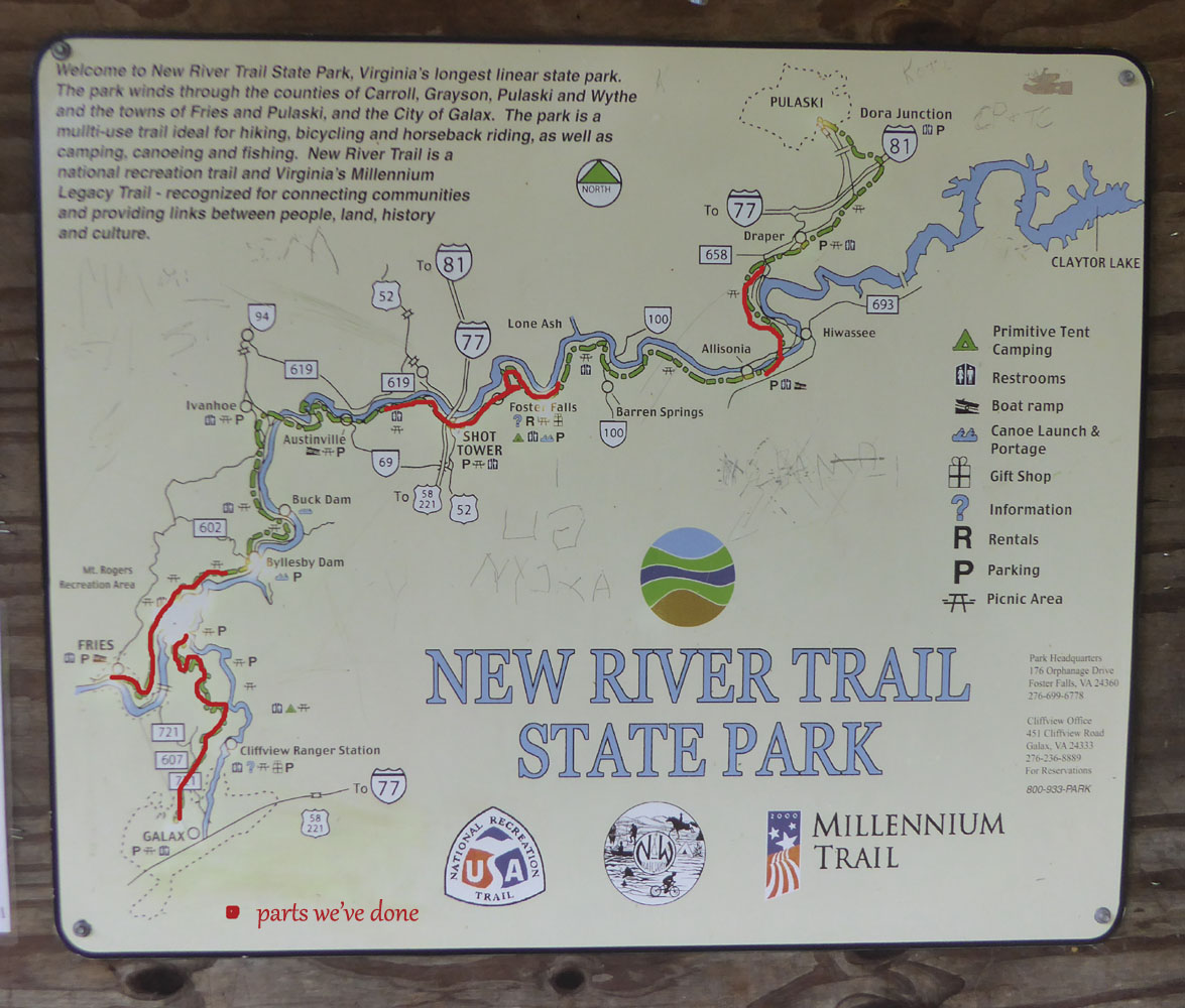 The Enchanted Tree: New River Trail- Fries Junction
