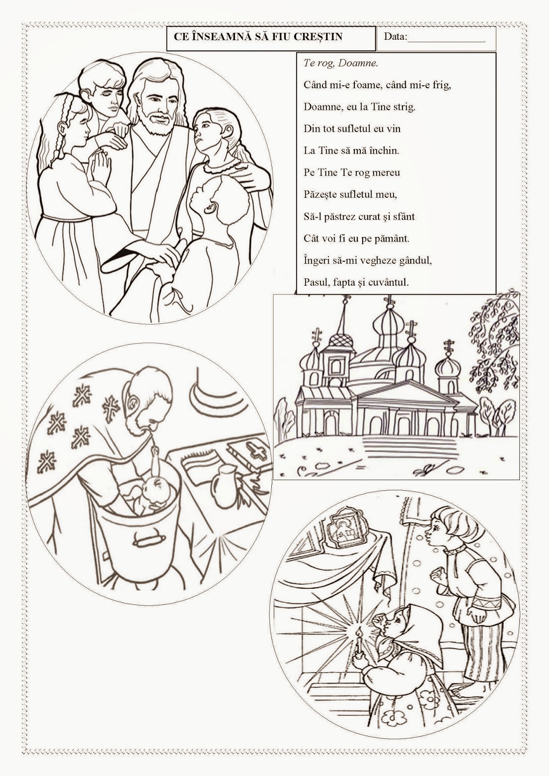 Materiale pentru Ora de Religie: Clasa Pregatitoare