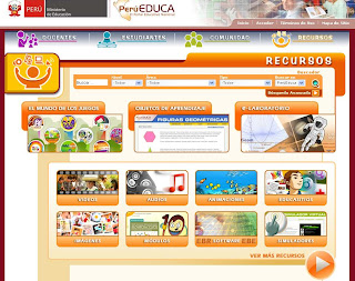 Aprendo en la web: Portal educativo Perú Educa