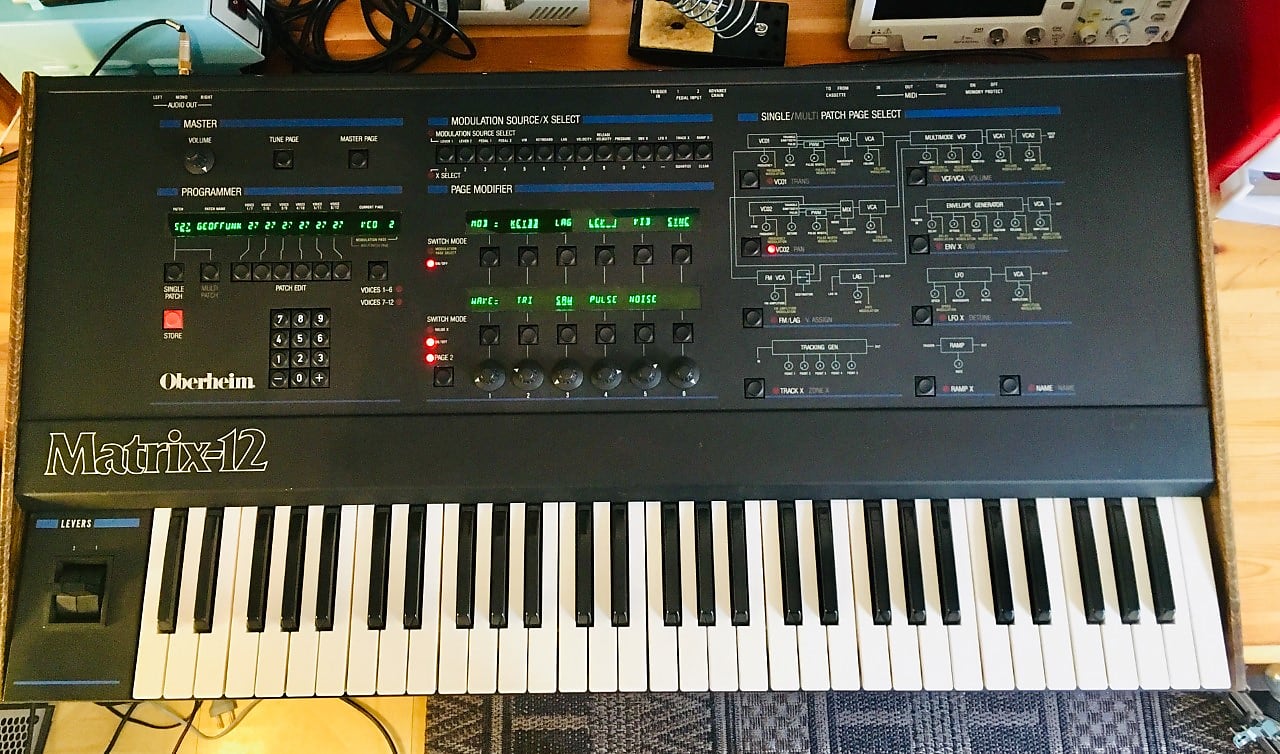 MATRIXSYNTH: Oberheim Matrix 12 w/ Individual Voice Outs