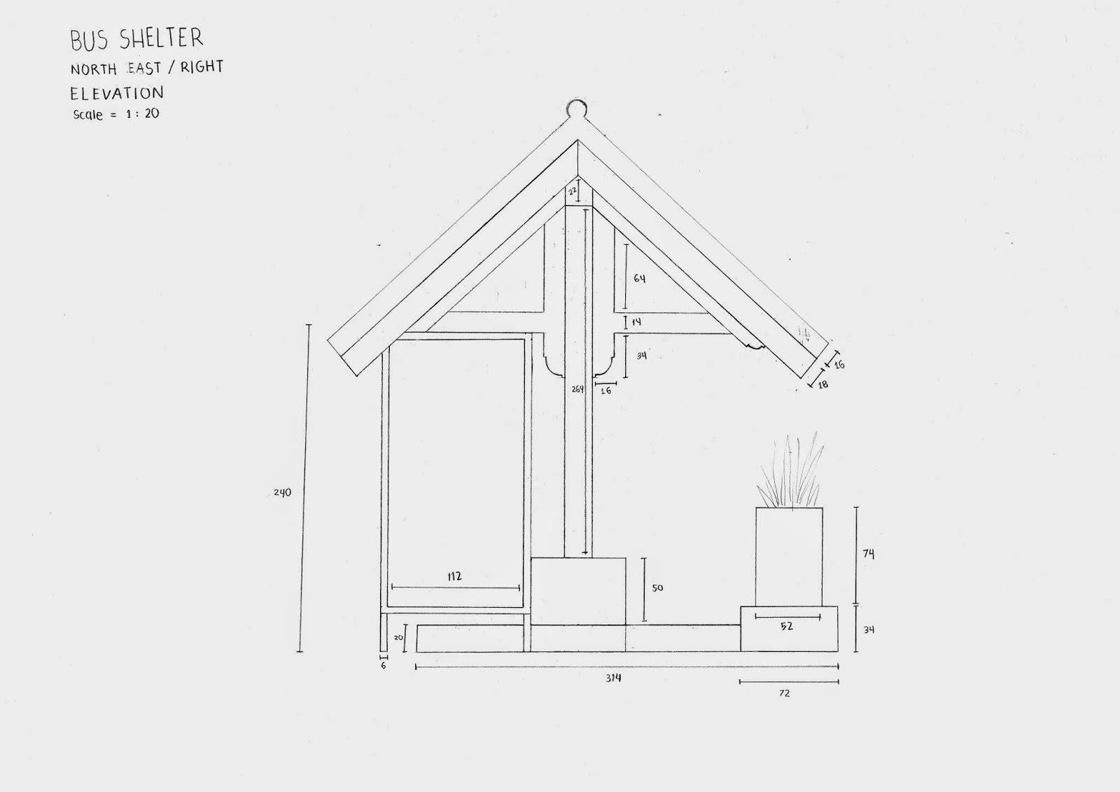 Bella designs: AR-05 | Architectural Drawing: Plan, Section ...