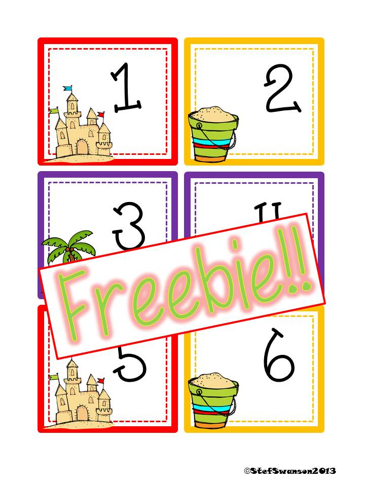 Dream Big Kinders: FREEBIE!! Summer Calendar Cards