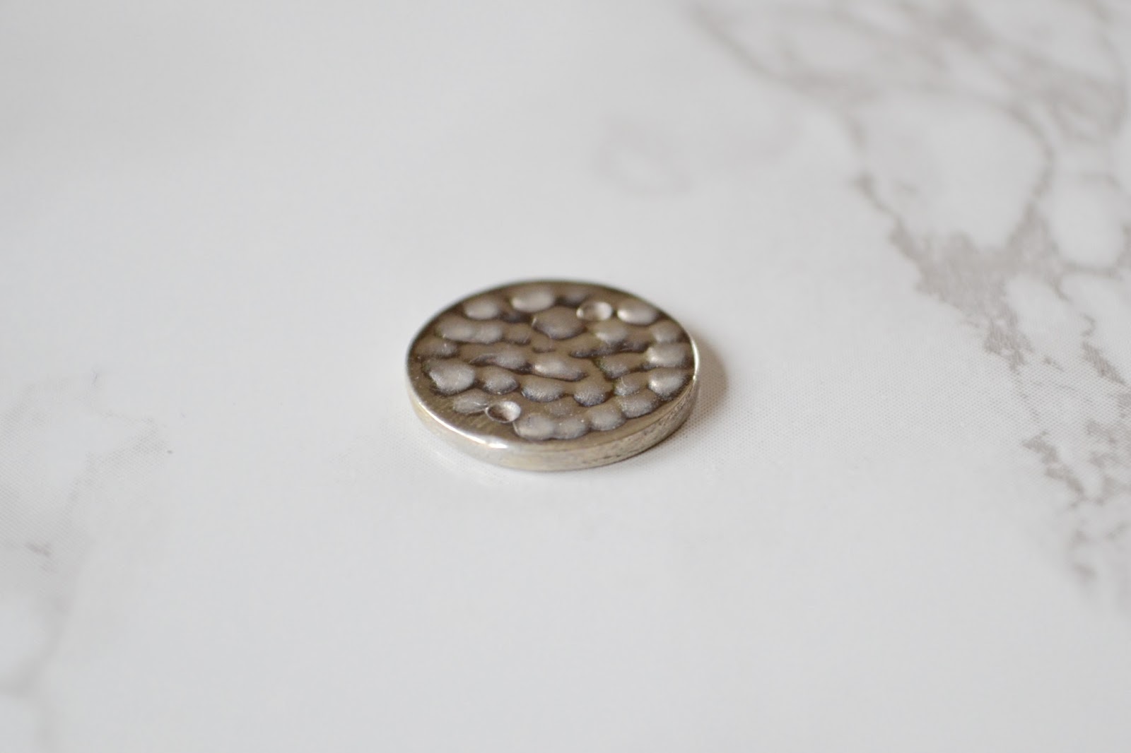 DIY Jewellery // Hammered Silver Disc Necklace // Metal Clay & GIVEAWAY ...