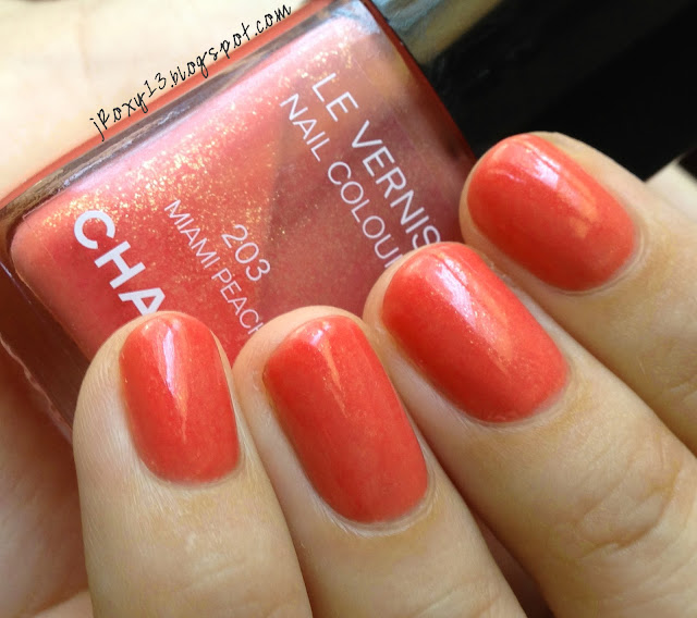 Chanel in #203 Miami Peach + Comparisons