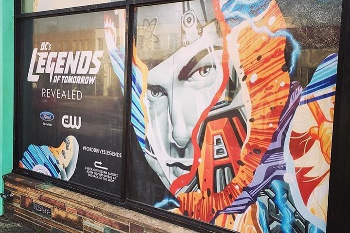 GeekMatic!: Tristan Eaton Unveil The Atom Mural!