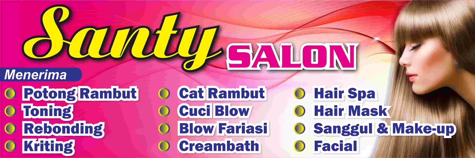 Inspirasi 25+ Spanduk Salon Cdr