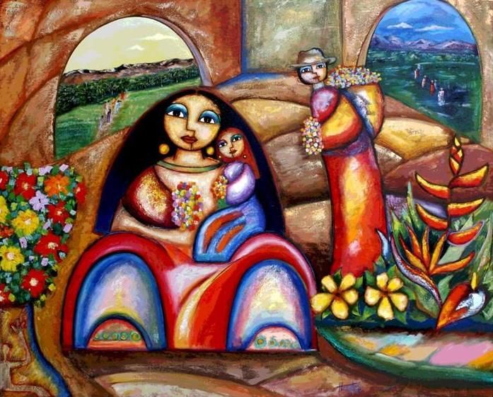 ARTE COLOMBIANO - PINTURA