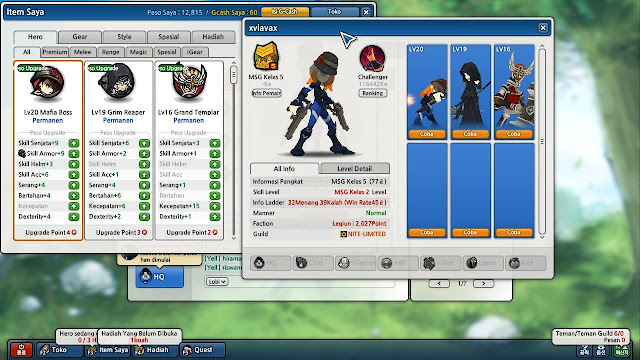 Epan Avelin: [Cheat Lost Saga] Hero Permanen