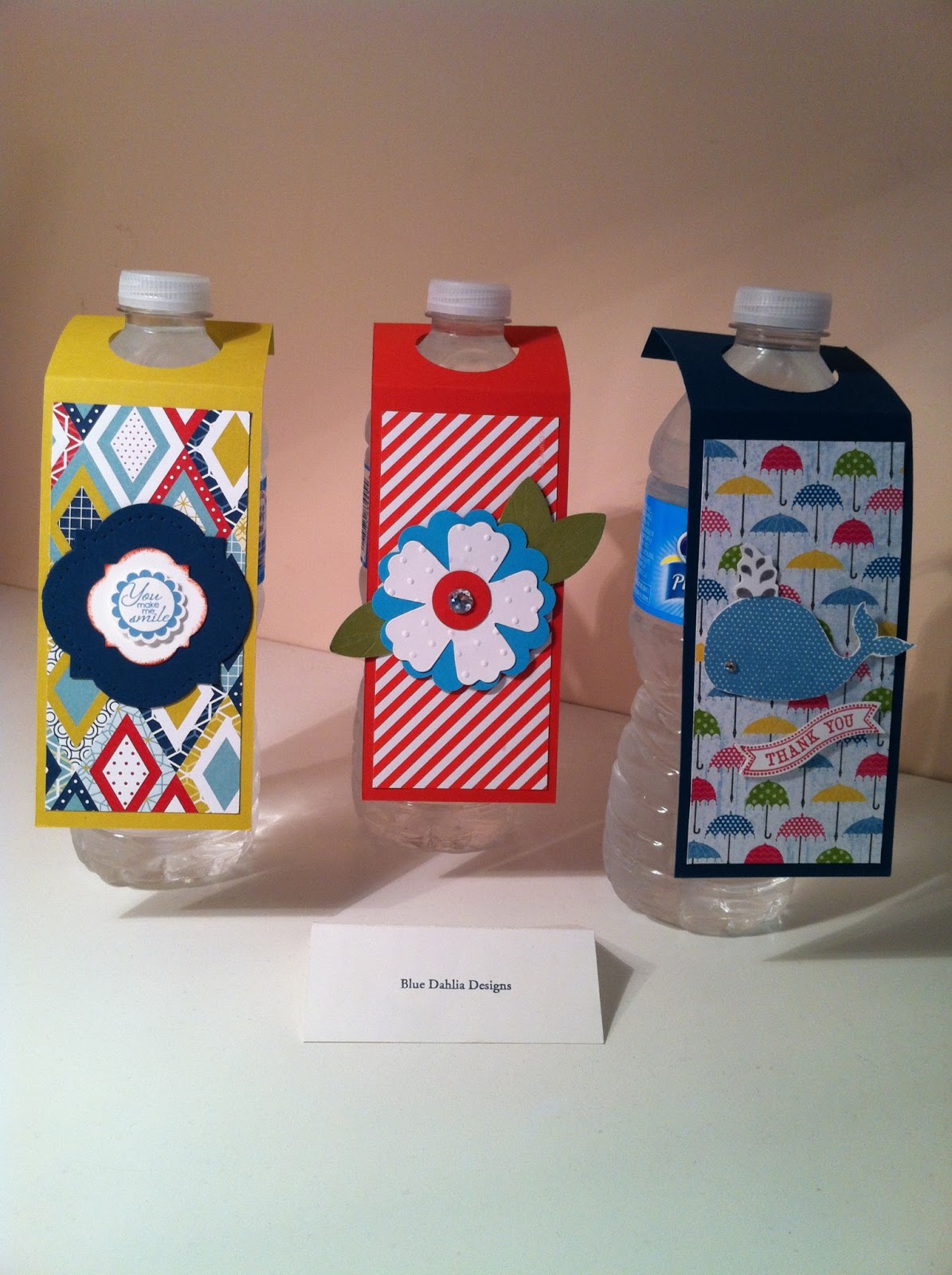 Blue Dahlia Designs: Water Bottle Fancy