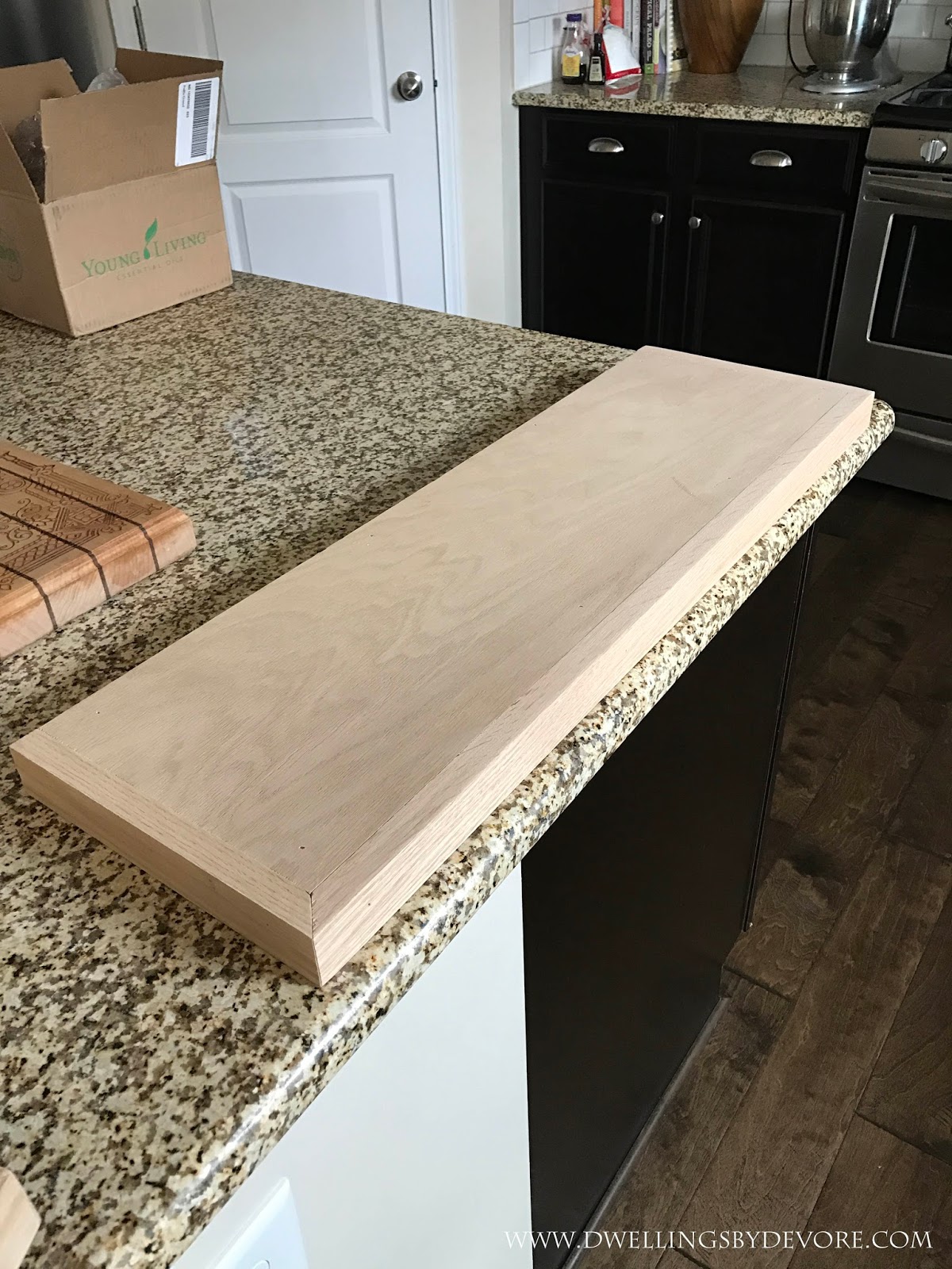 Dwellings By DeVore: DIY Kitchen Shelves