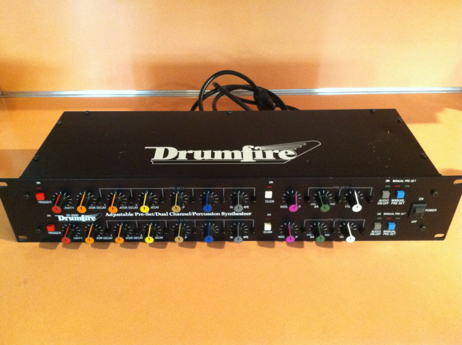 MATRIXSYNTH: Drumfire DF-2000 Analog Drum Synthesizer