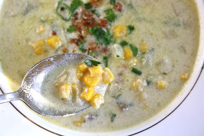Dollop of Cream: cheddar corn chowder