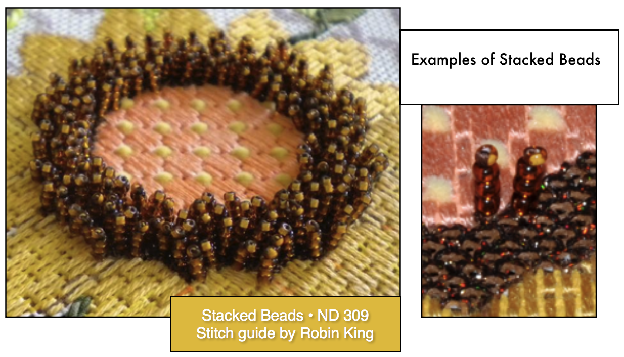 Needlepoint Study Hall: Beading Wrap-up