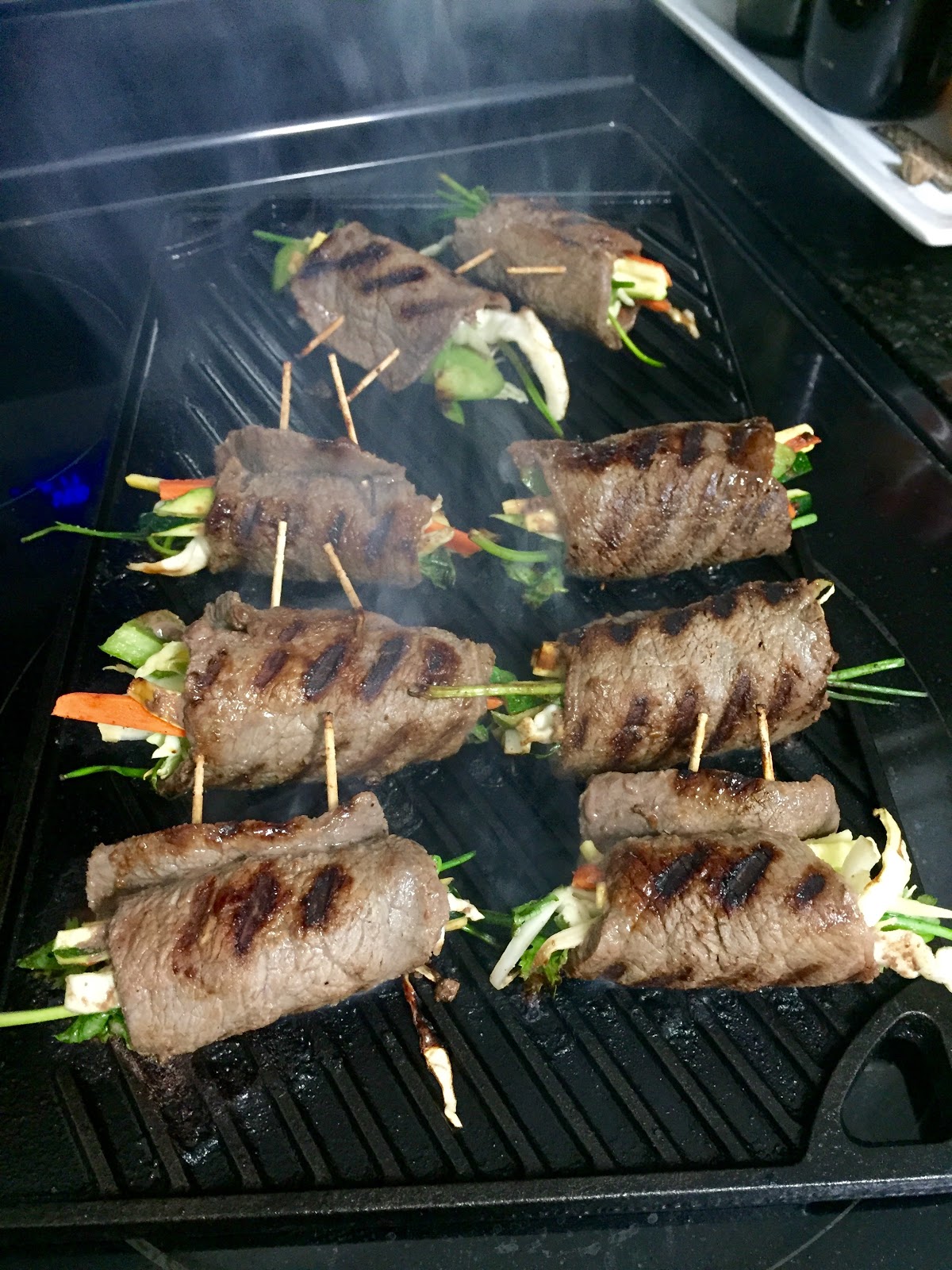 New Endeavours!: Steak Roll Ups!