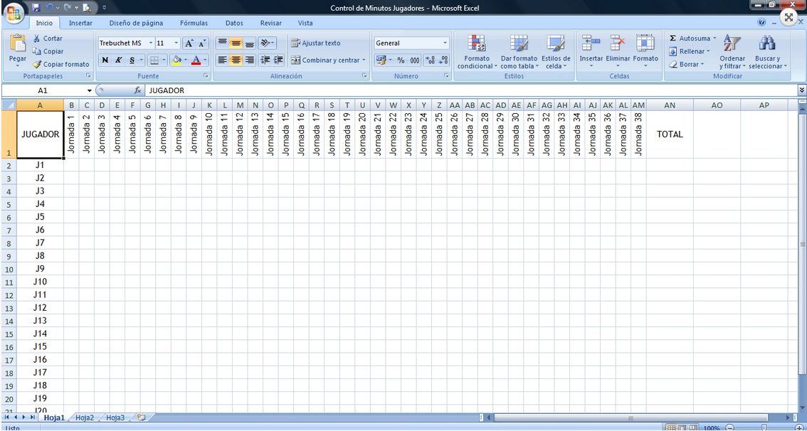 TECNOLOGÍA PARA EL MÍSTER - SOCCER COACH TECHNOLOGY: Control de datos ...