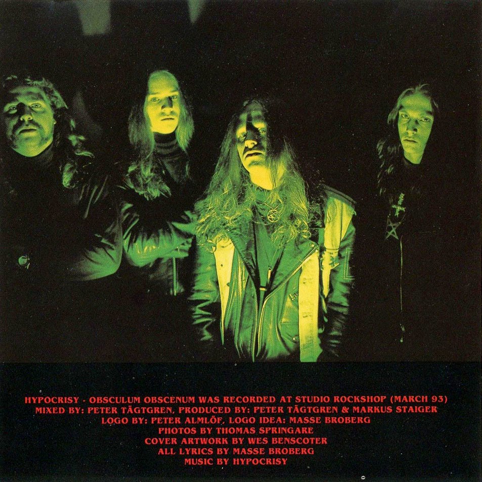 underground_blasphemies: Hypocrisy "Osculum Obscenum"(1993)