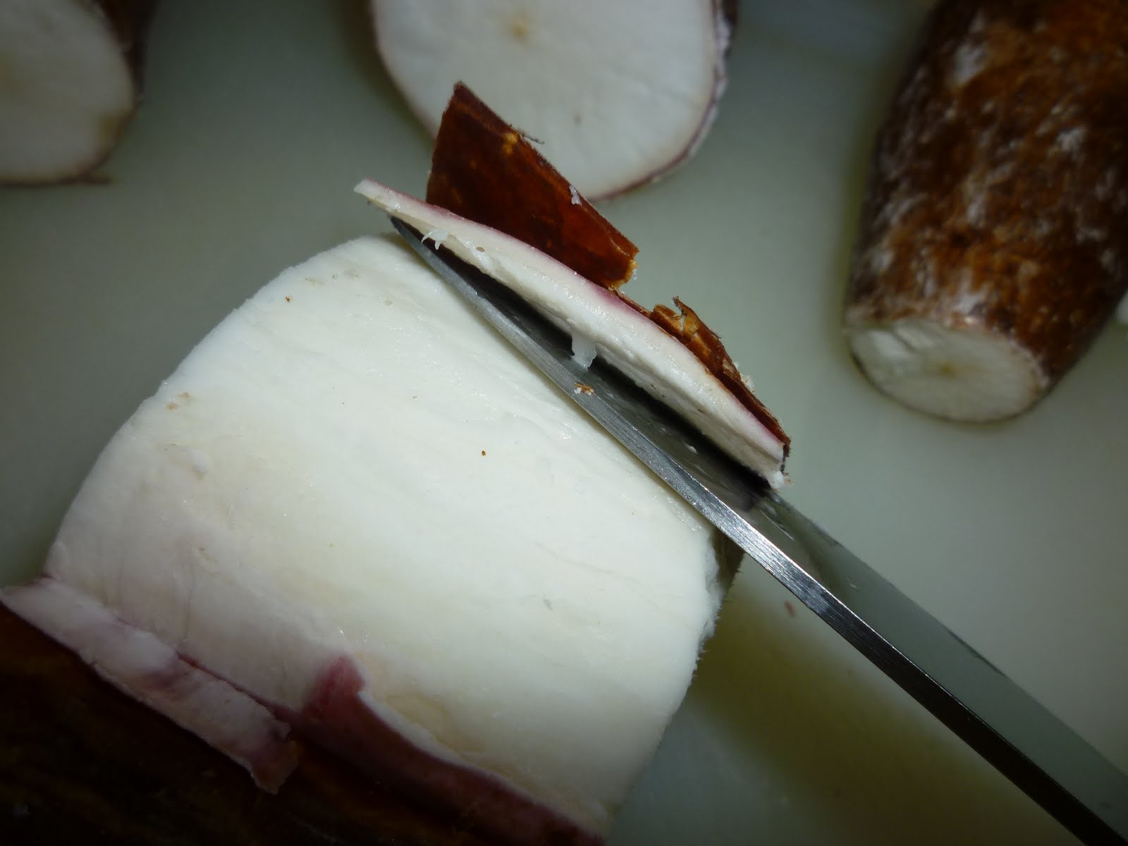 PinoyAmericanFavoriteRecipes: #298_How to Peel Fesh Cassava, Yuca or ...