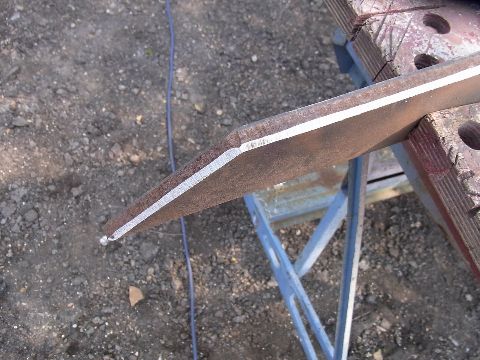 Widebeam Boat Build Blog: Skeg