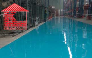 Sơn Epoxy KLC Giá Rẻ: HÃNG thi công sơn epoxy KLC nền nhà xưởng CHÍNH HÃNG