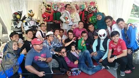 Kamen Riders Joins A Fan And His Wife In Their Wedding - JEFusion