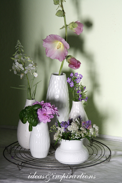Ideas and Inspirations: Blumenvasen * vases