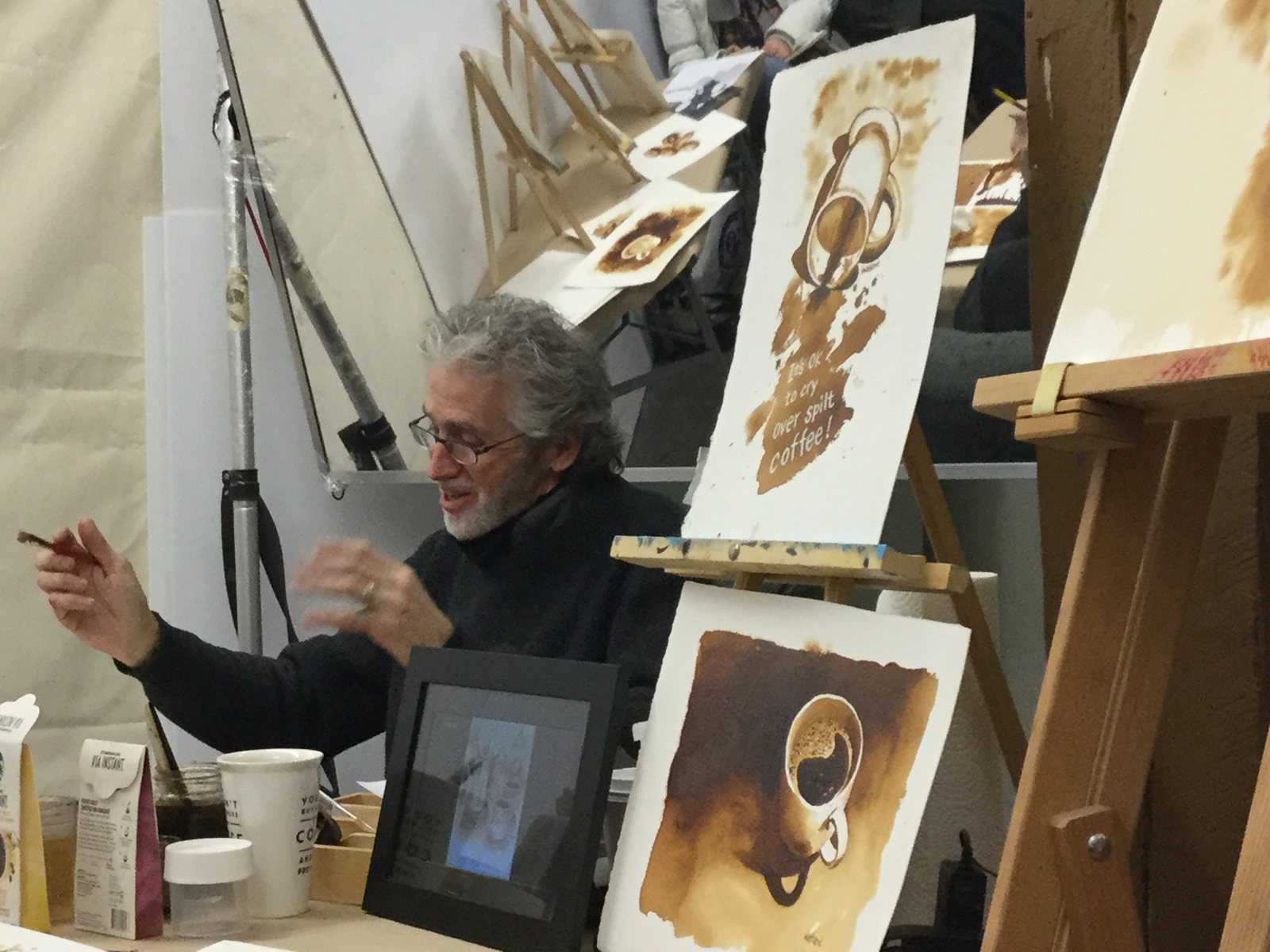 Preparing for an artists demo - Paint a Masterpiece