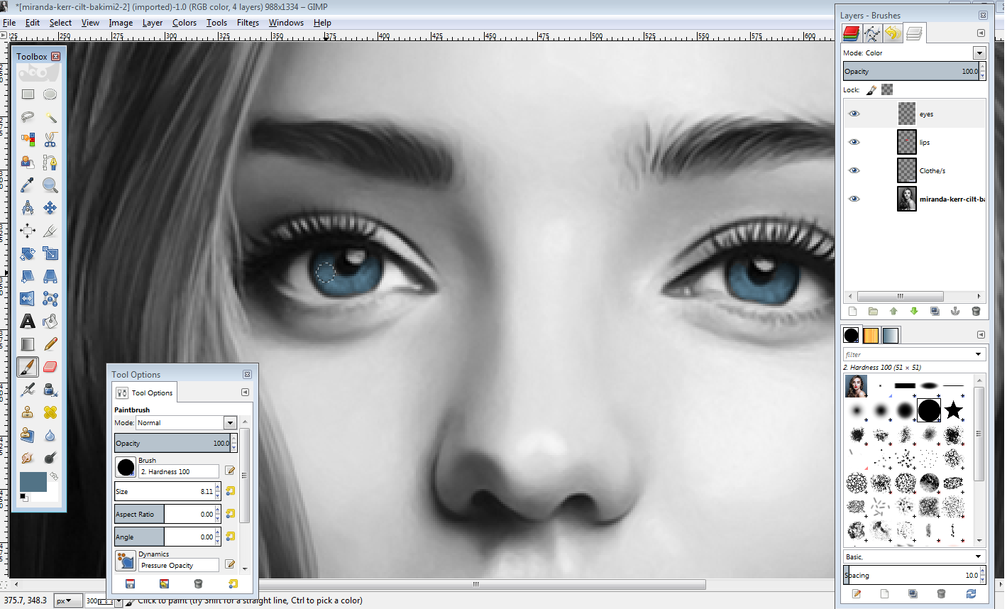 HOW TO || Colorize a BLACK AND WHITE picture in Gimp | TUTORIALS ...