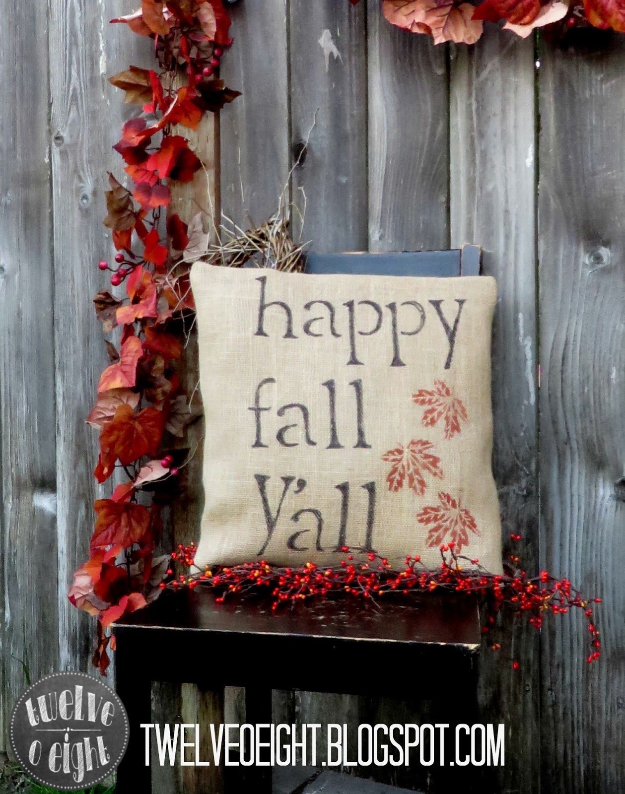 DIY Fall Burlap Banner – twelveOeight