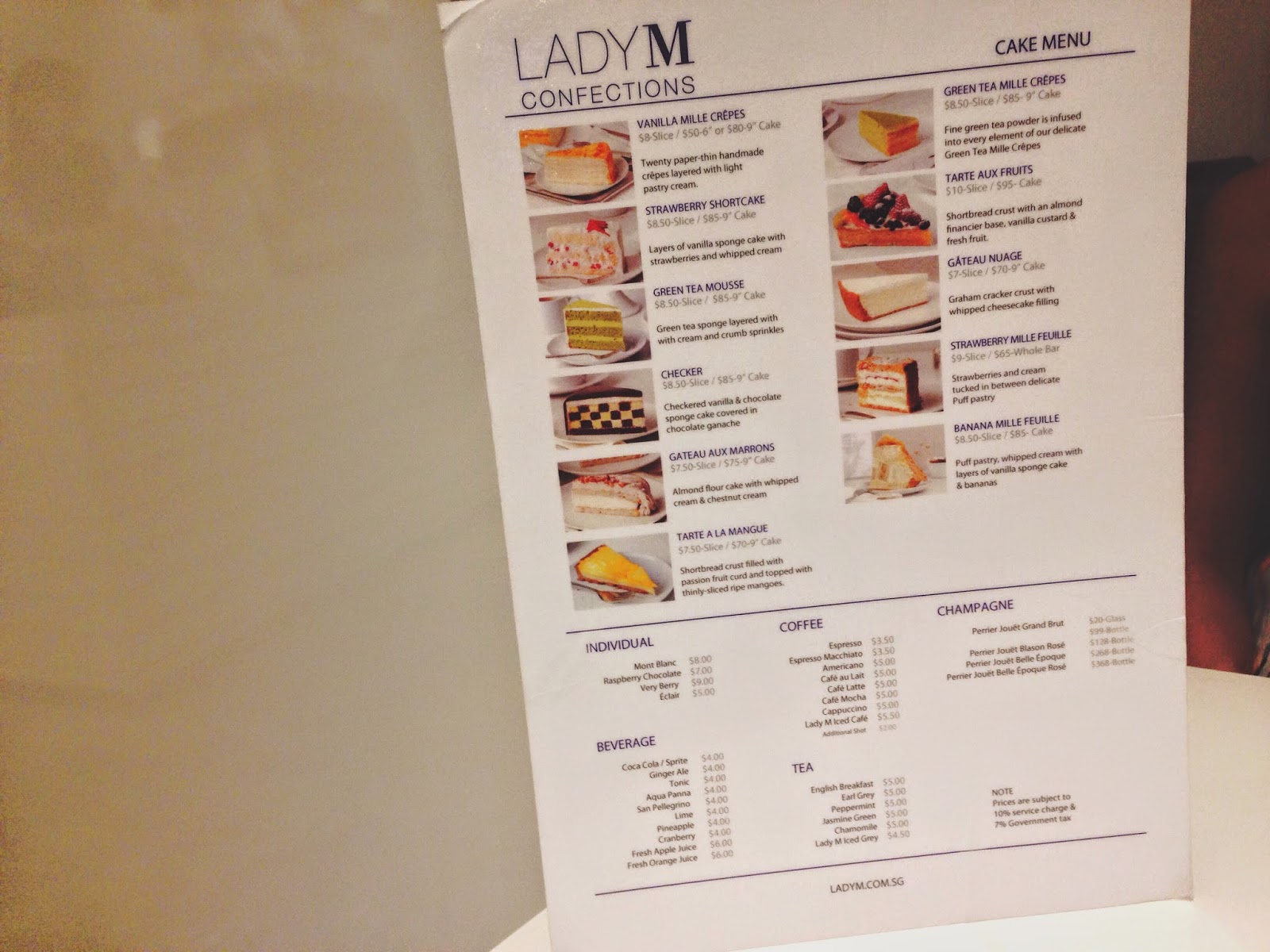 KUMORY: Lady M Confections at One Fullerton