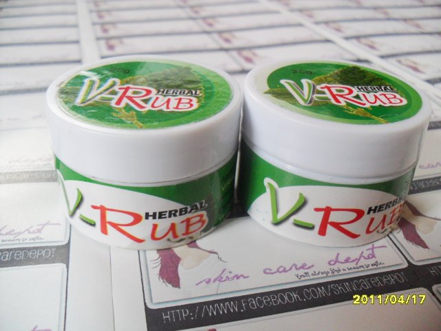 Shengderella Beautyshoppe Ü: V- RUB MENTHOLATED CREAM