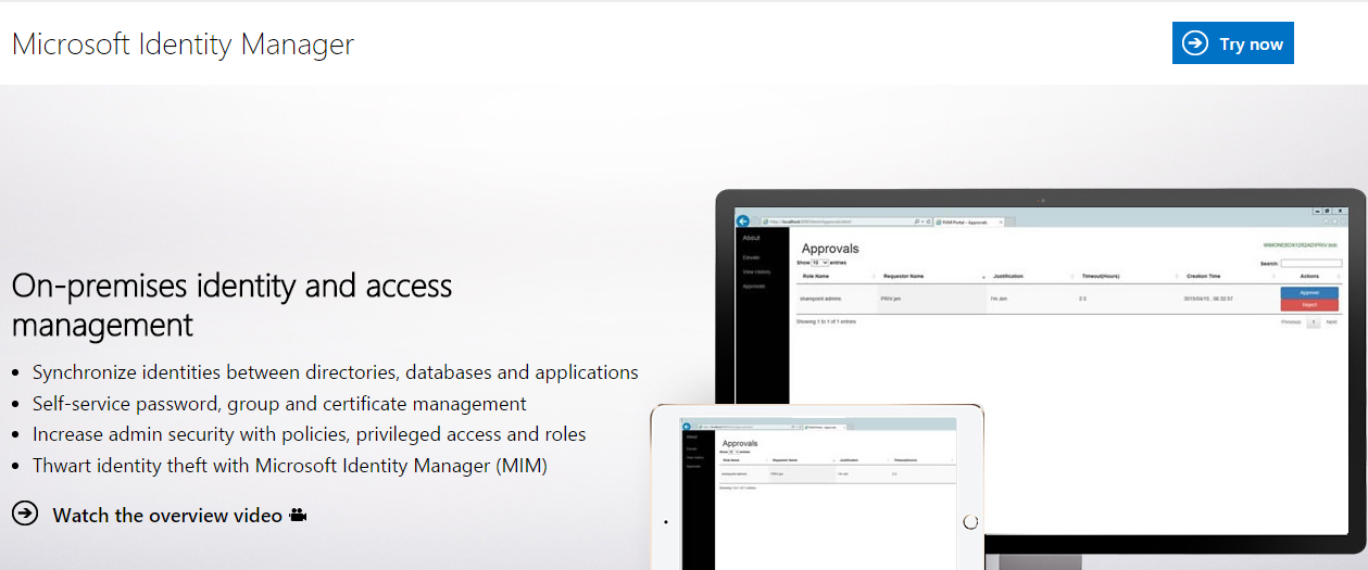 IdM実験室: [MIM]Microsoft Identity Manager 2016がリリースされました