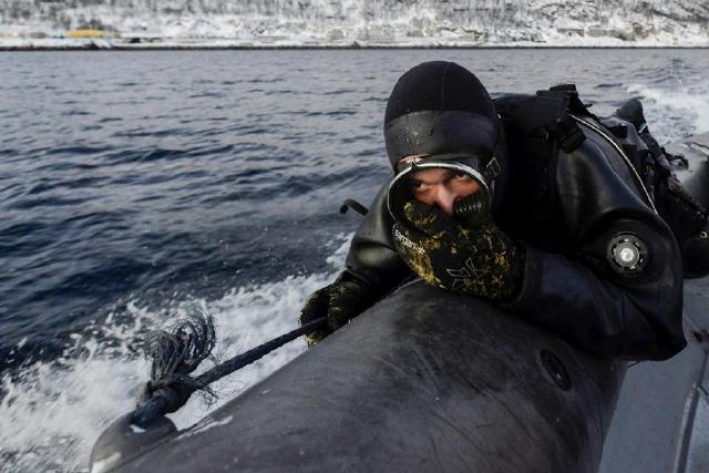 Asian Defence News: Russian Navy frogman training Anti-sabotage war