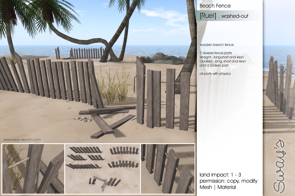Sway's: Beach Fence and Boards Path