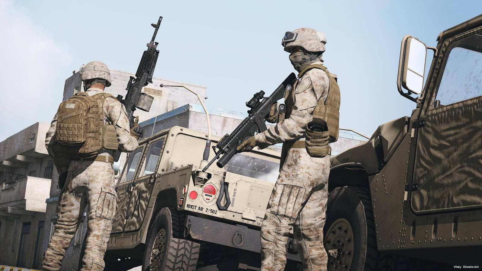 新しい SPC を写した Arma 3 用の RHS: Escalation MOD の画像が | 弱者の日記^^ - Arma 3 MODと ...