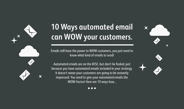 10 ways automated email can wow your customers #infographic - Visualistan