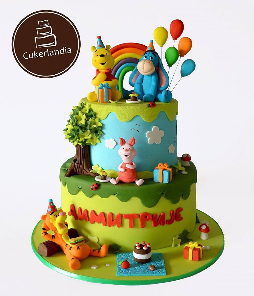 Torte i slatkiši : Vini Pu torta (Winnie The Pooh Cake)