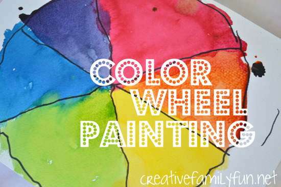 Color Wheel Painting - Creative Family Fun