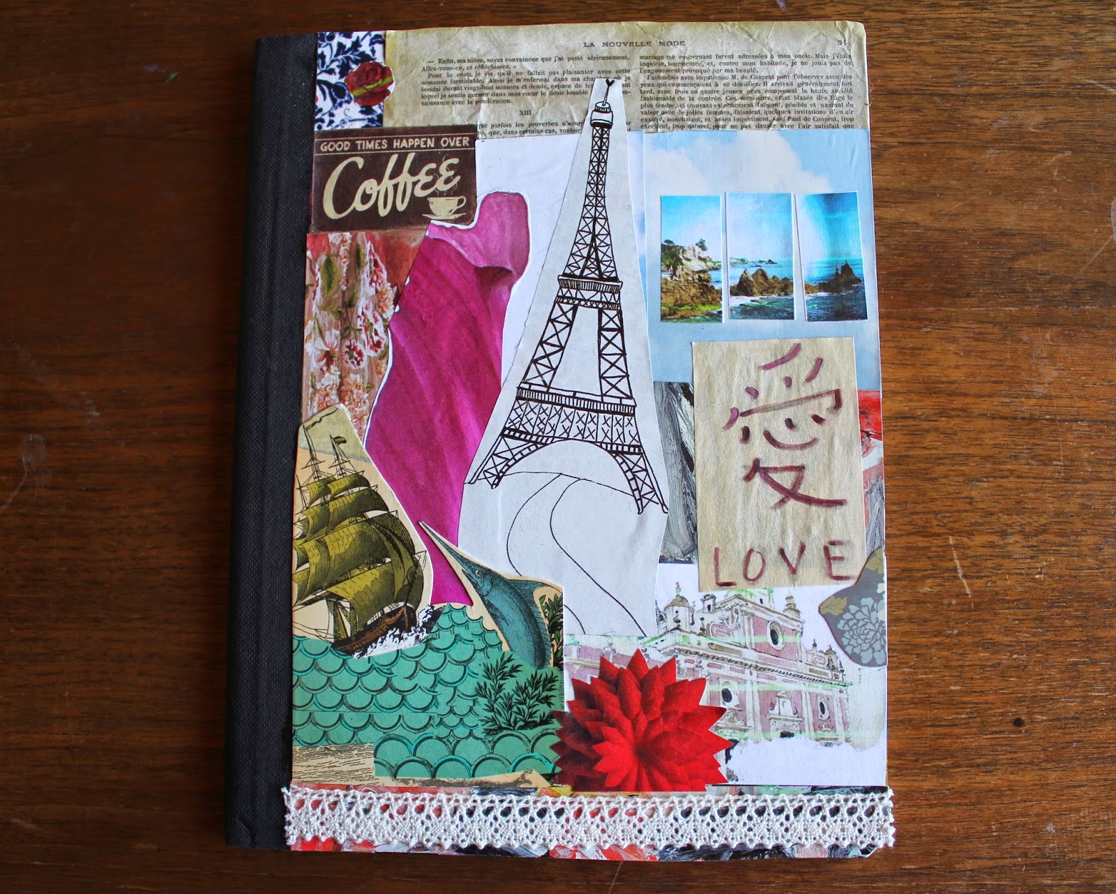 lodiy: DIY & lifestyle blog: diy decomposition style notebook