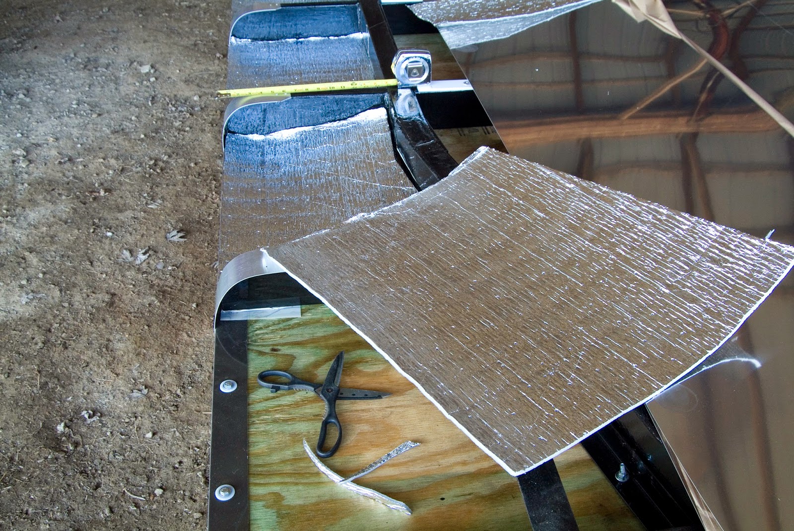 1959 Airstream Ambassador Blog: Belly Pan Installation