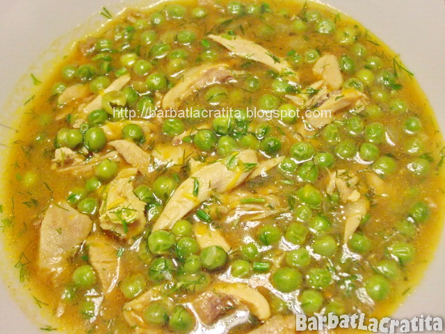 Mâncare de mazăre cu pui | Rețete BărbatLaCratiță