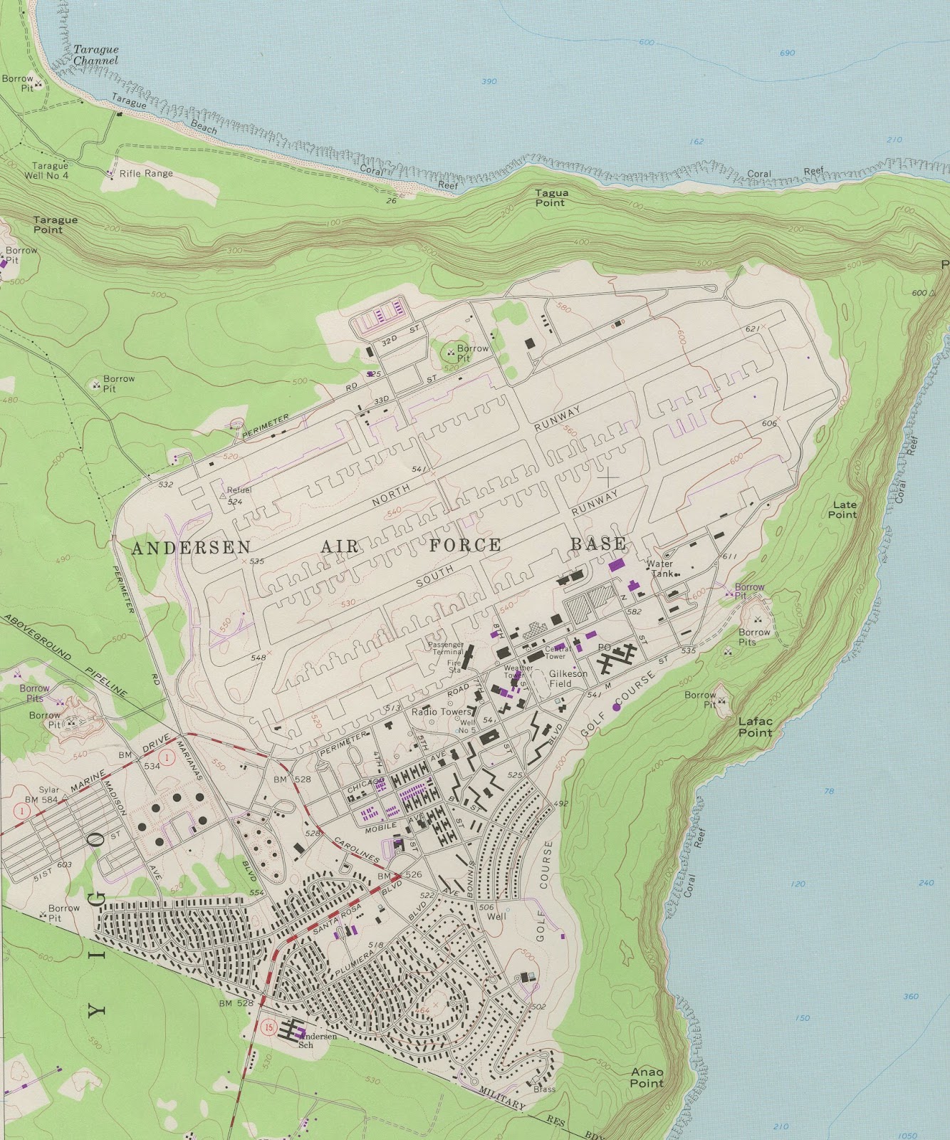 GIS Research and Map Collection: Maps of Guam Available from Ball State ...