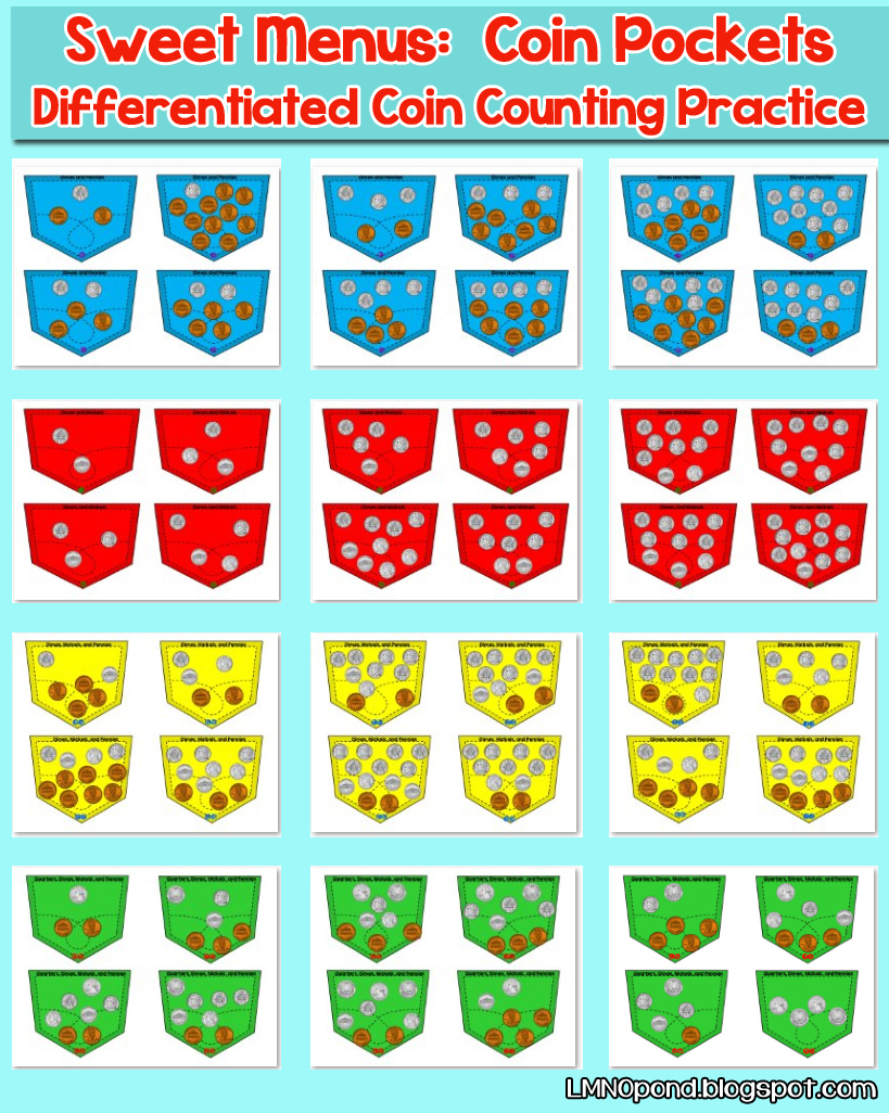 LMNO Pond: Sweet Coin Counting Practice