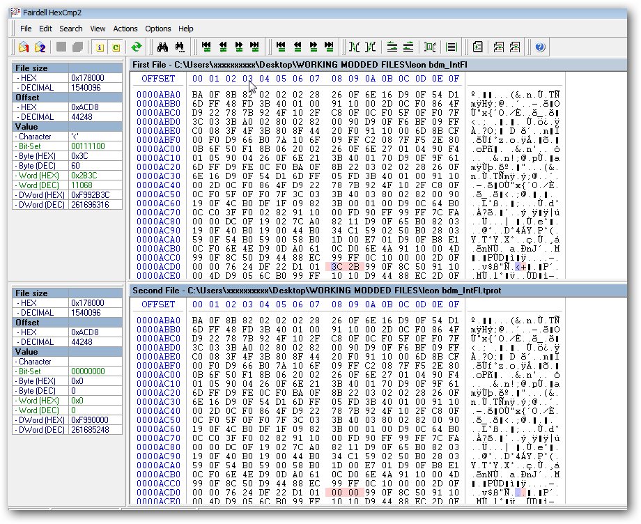 Hex file compare البرنامج الذي يحتاجه كل مصلح وحدات السيطرة