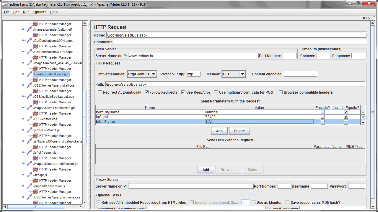 Apache Jmeter Parameterization Using Csv Data Set Config