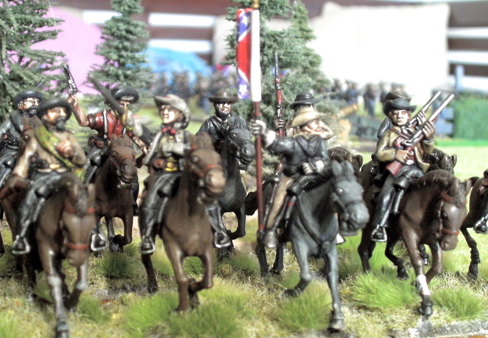 Mark Fenlon Miniatures - Confederate Cavalry - Elite Miniatures Australia