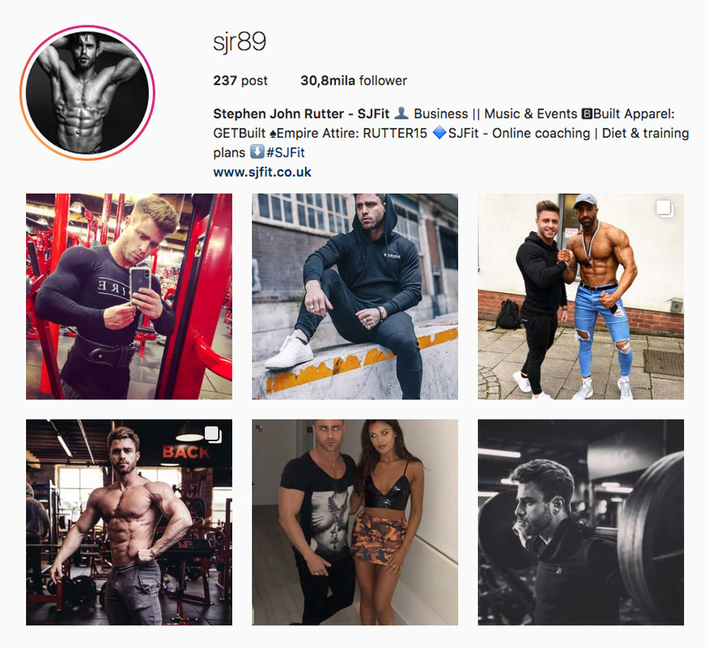 Stephen John Rutter sjr89 - Fitness / Fashion / P.Trainer
