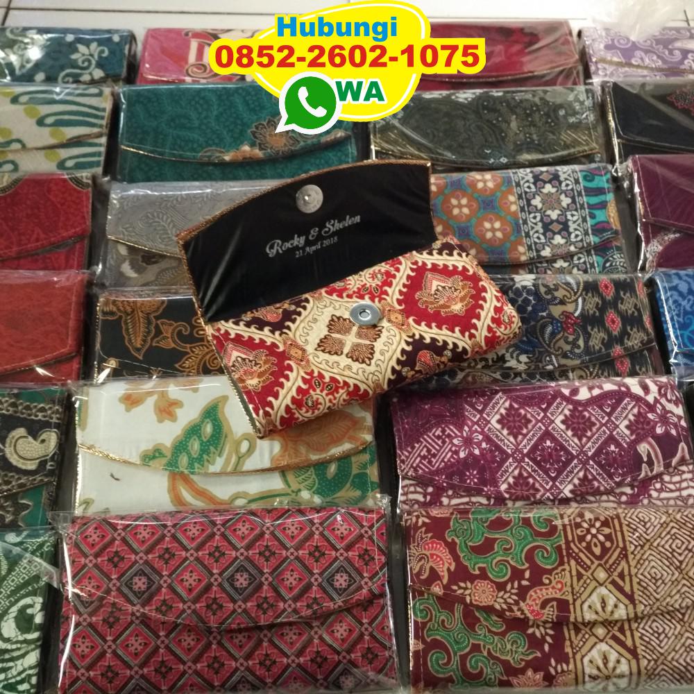Souvenir Dompet Batik Besar Spesial | Souvenir Pernikahan