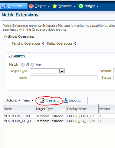 12c metric extension for cloud control to check if there has been a backup in the past week