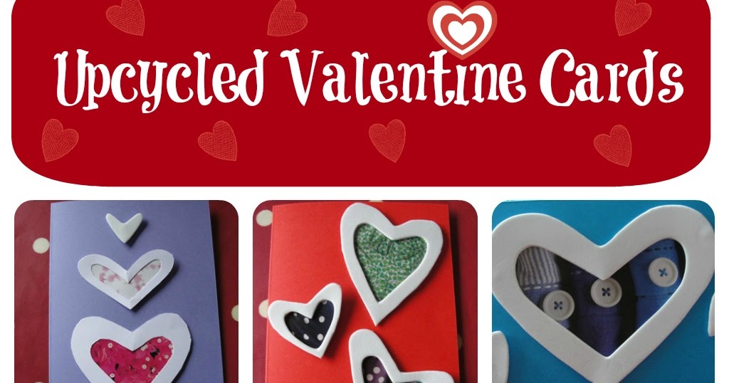 Sun Hats & Wellie Boots: Upcycled Valentine Cards with Magazines